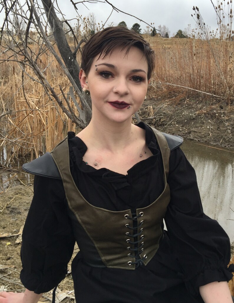 Leather Bodice - Etsy