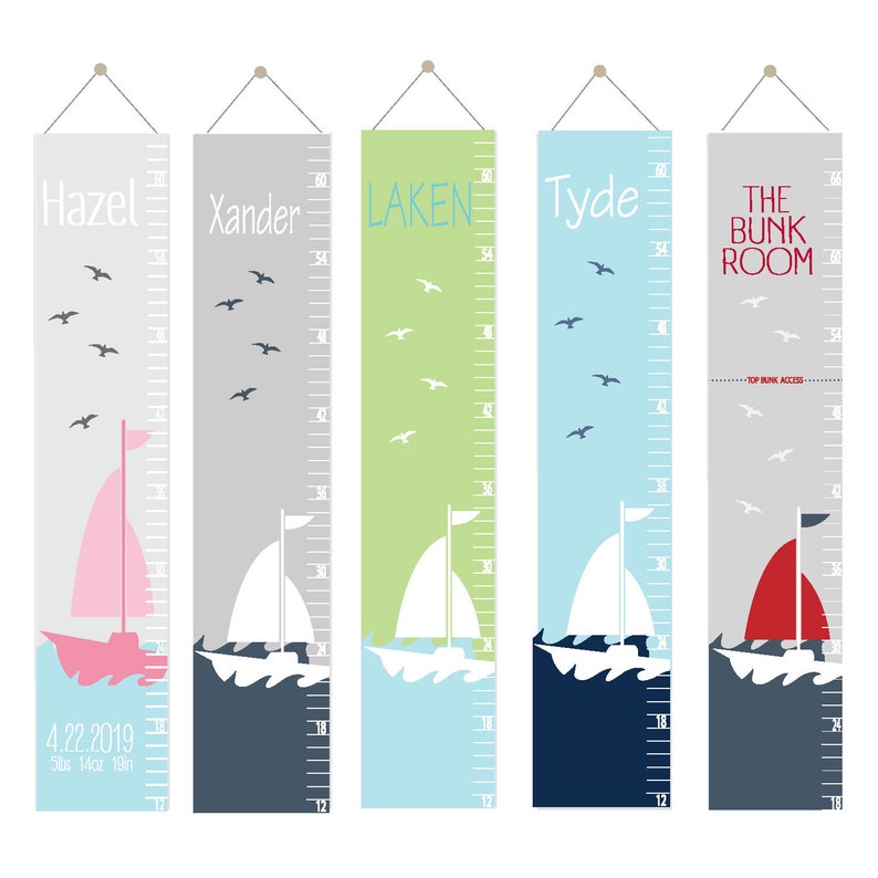 Personalized Children's Growth Chart Writeable Canvas - Etsy