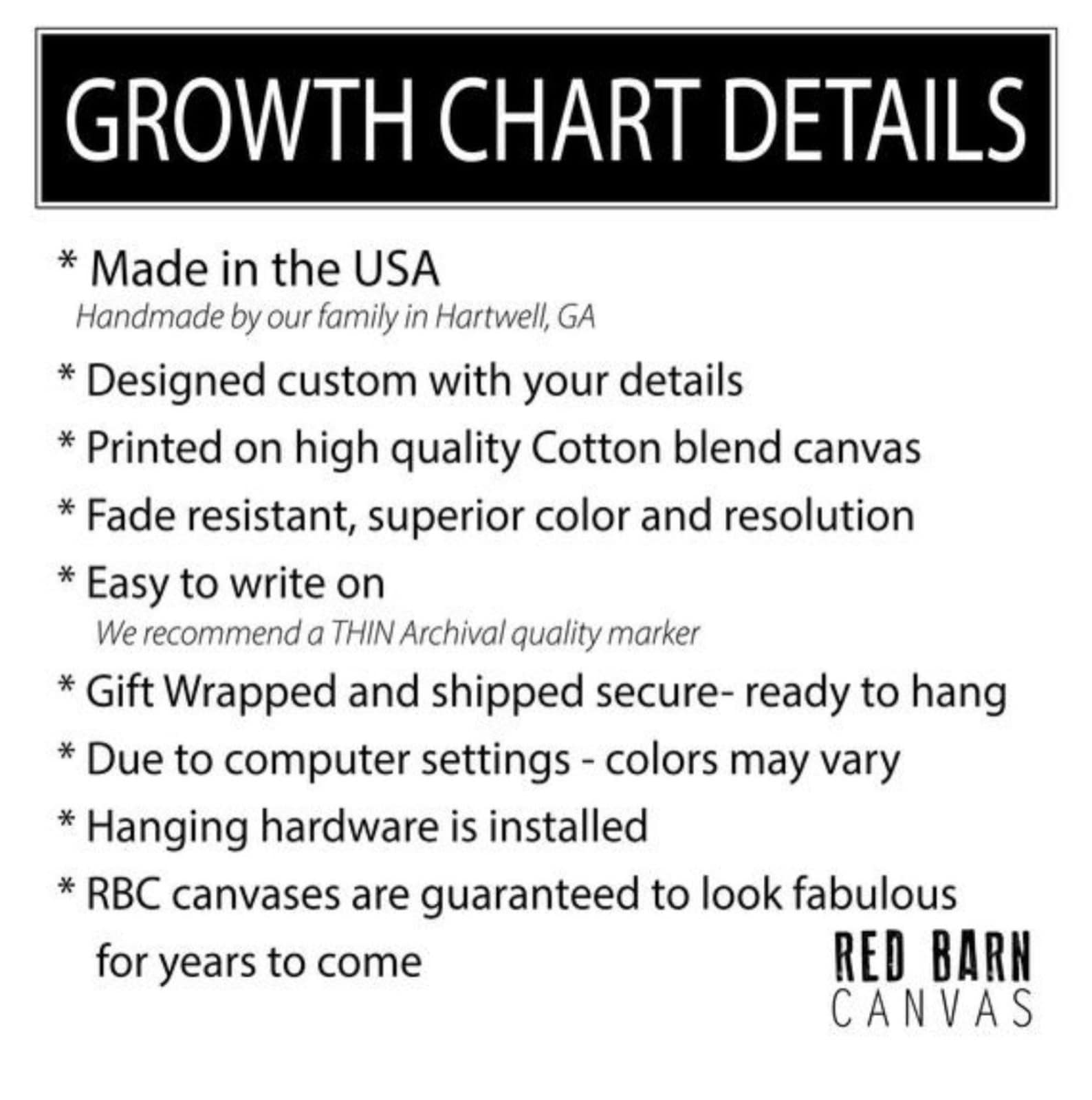 Personalized Children's Growth Chart, , Writeable Canvas, Ocean Animals ...