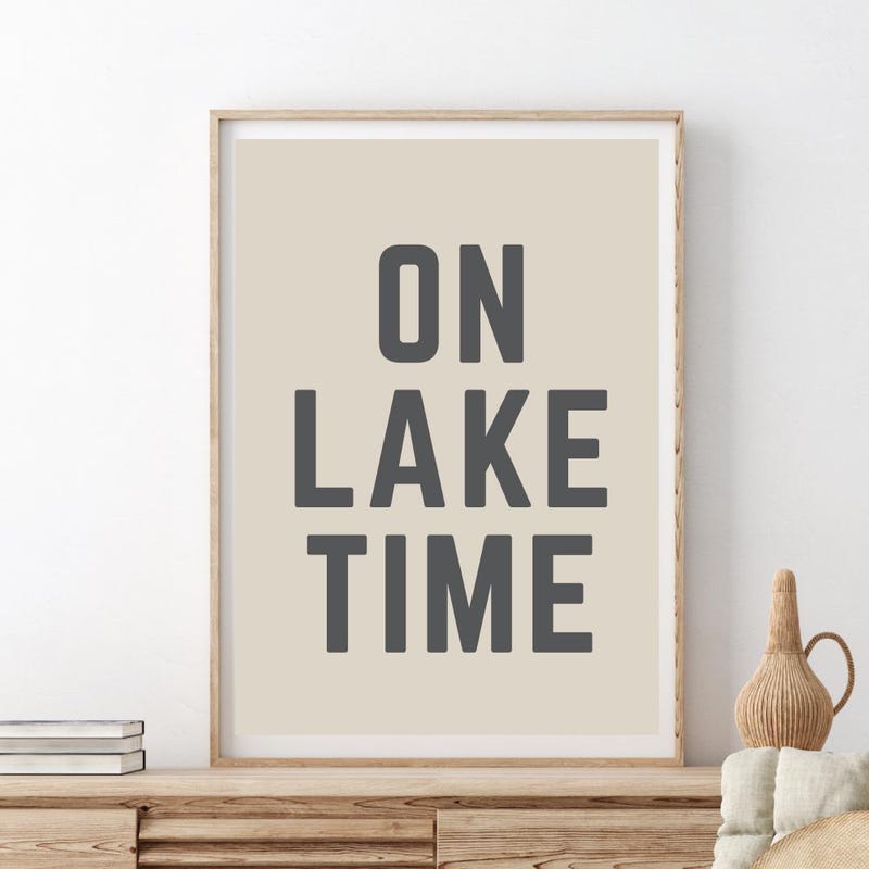 Vertical Lake Sign - Etsy