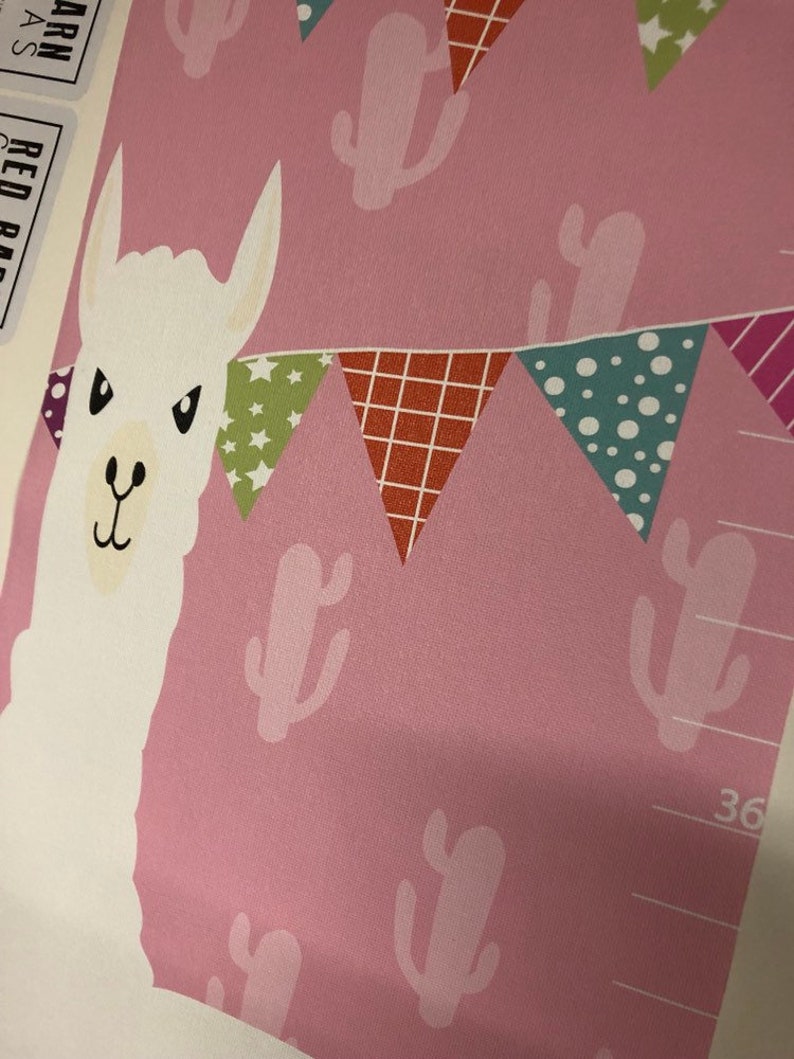 Llama Growth Chart Llama Nursery Theme Art in Your Choice of - Etsy
