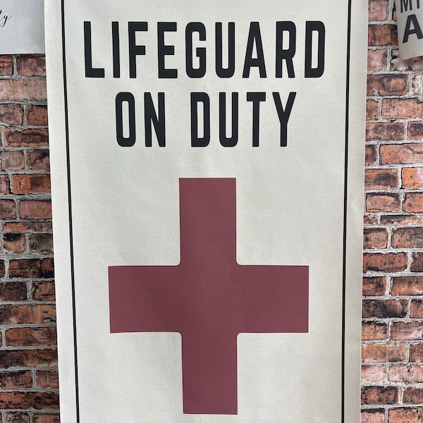 Lifeguard Signs - Etsy