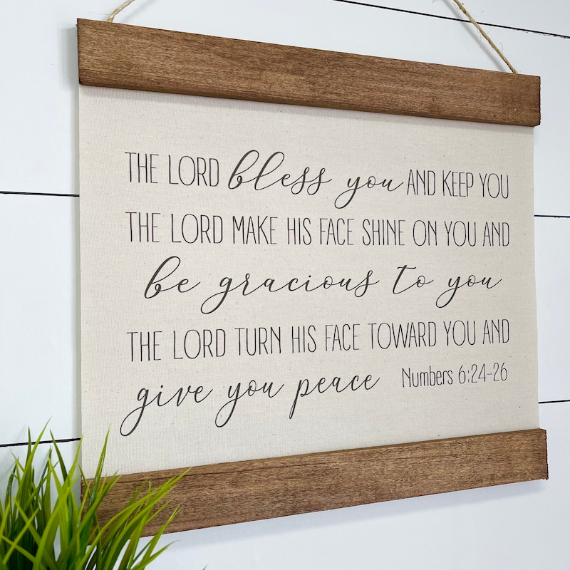 The Lord Bless You - Etsy