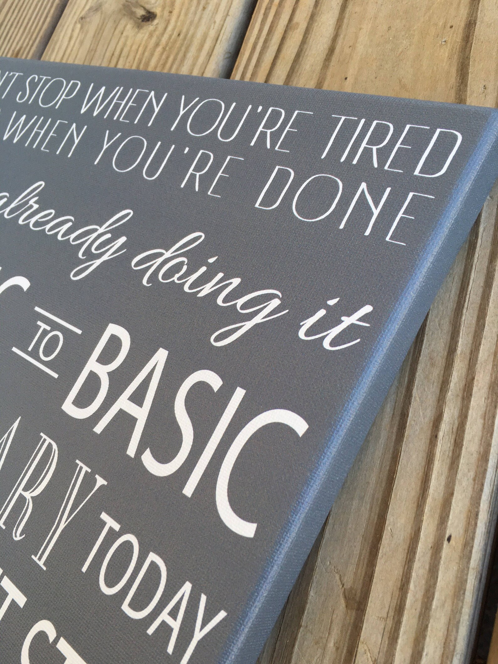 Fitness Quotes, Home Gym Motivational Art - Etsy