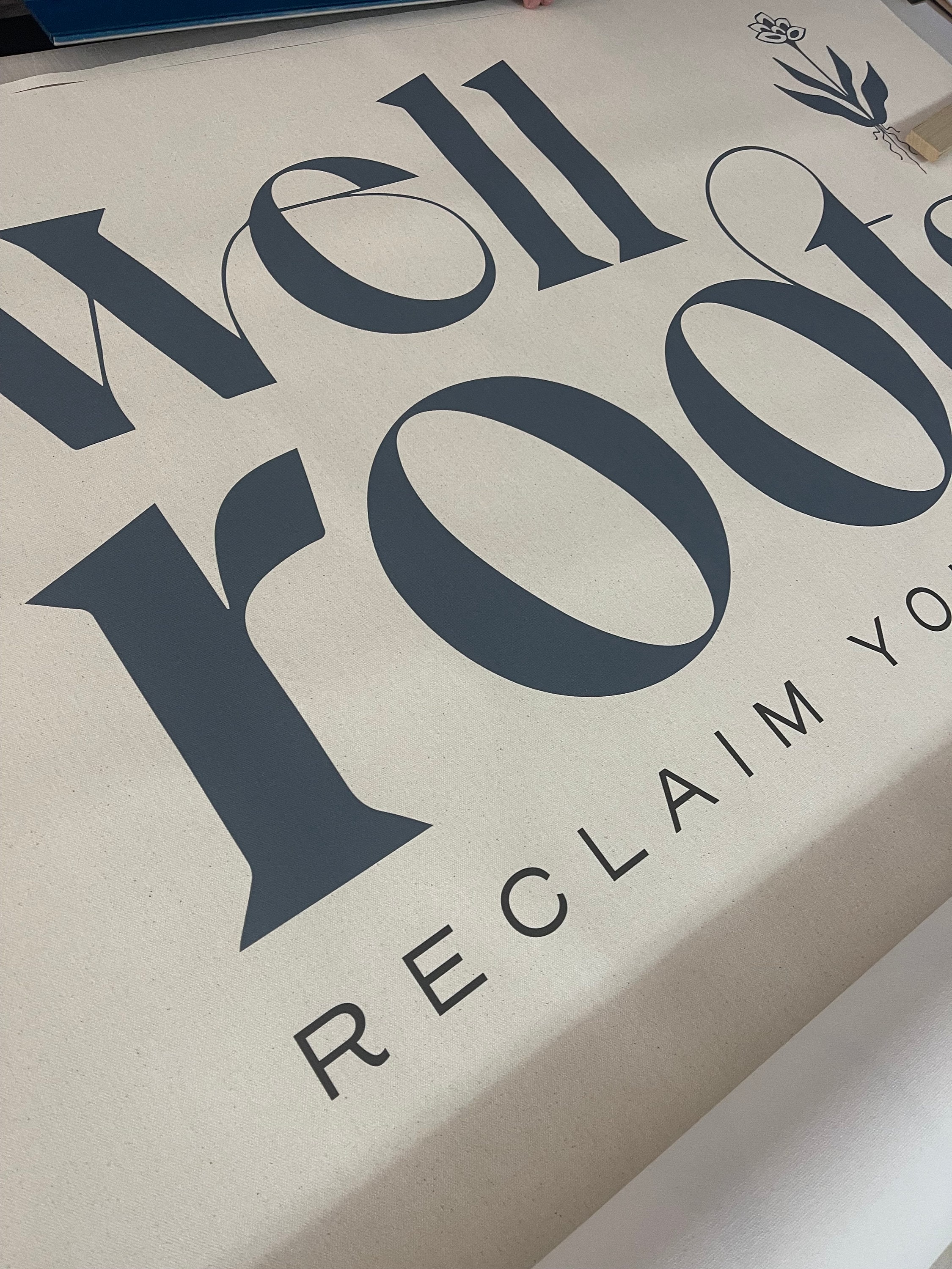 Custom Logo Table Runner | Natural Canvas | Trade Show or Market Table ...