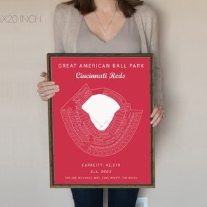 Great American Ball Park Seating Chart, Cincinnati Reds, GABP Sign ...