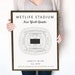 Metlife Stadium, New York Giants, Print or Canvas Stadium Blueprint ...