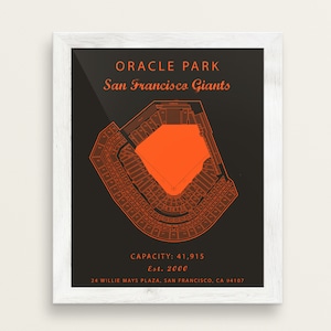 Oracle Park Seating Chart, San Francisco Giants, Sanfrancisco Giants ...