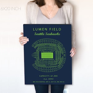 Lumen Field Seating Chart, Seattle Seahawks, Seattle Seahawks Poster ...