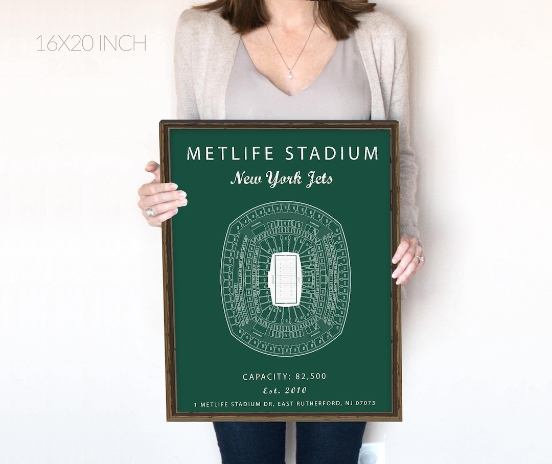 Metlife Stadium Seating Chart, New York Jets, Metlife Sign, Metlife ...