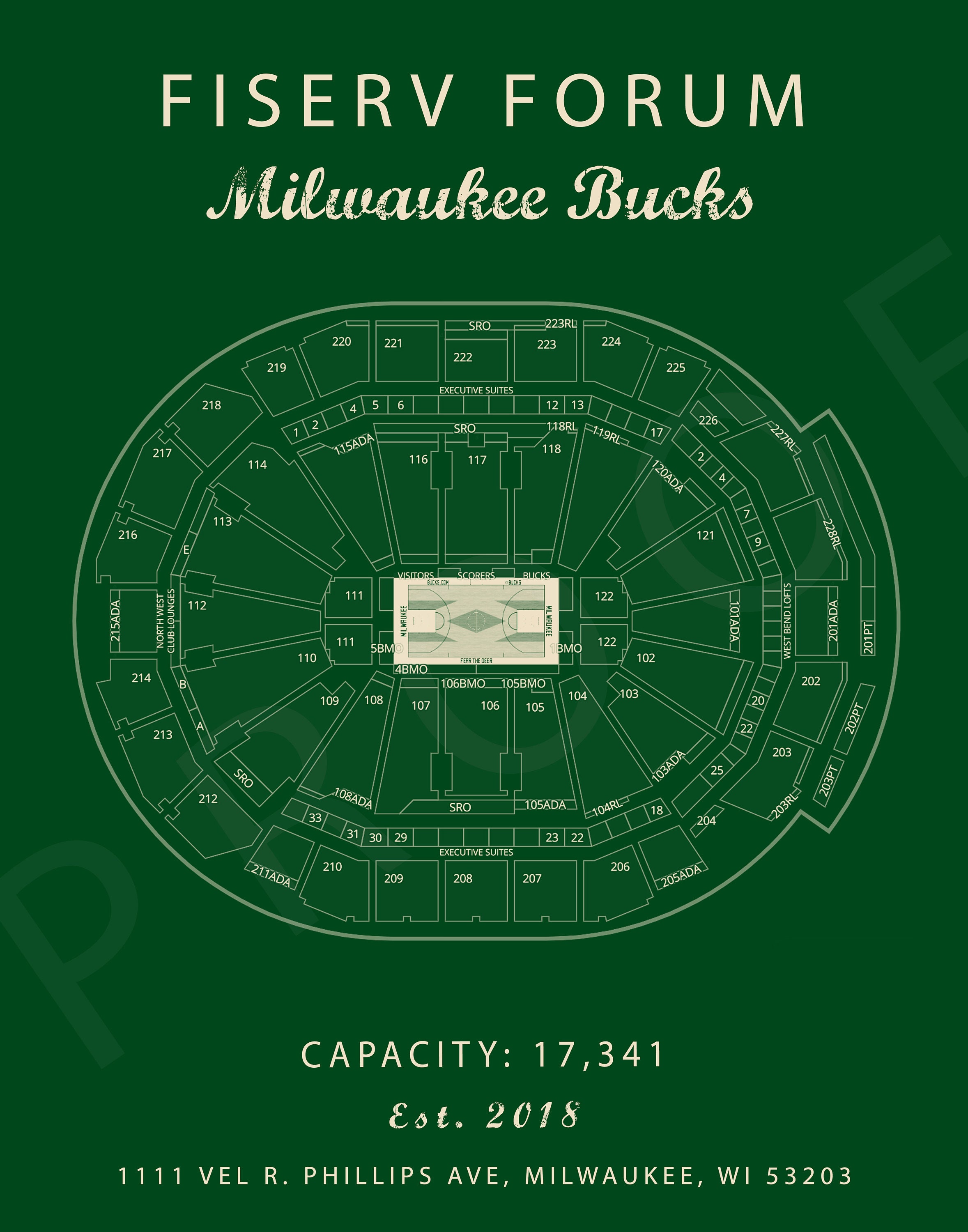 Milwaukee Bucks Arena Seating