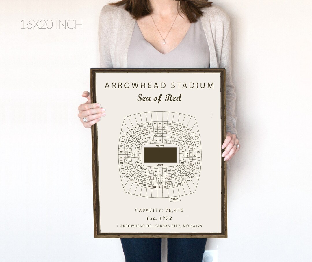 Arrowhead Stadium Seating Chart, Kansas City Chiefs, Arrowhead Stadium ...