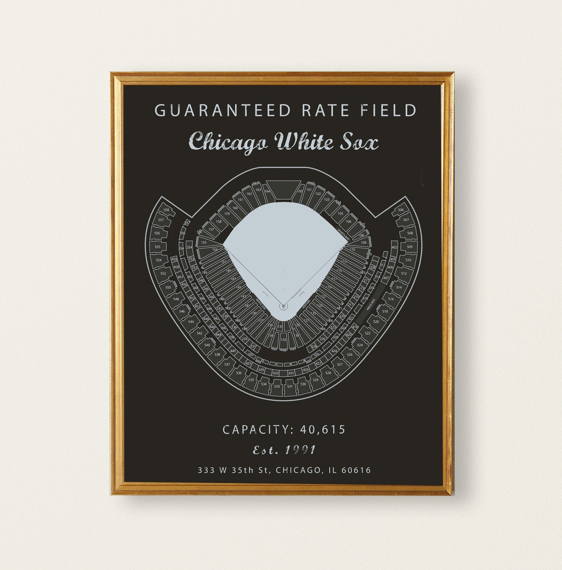 Guaranteed Rate Field Seating Chart, Chicago White Sox, Guaranteed Rate ...