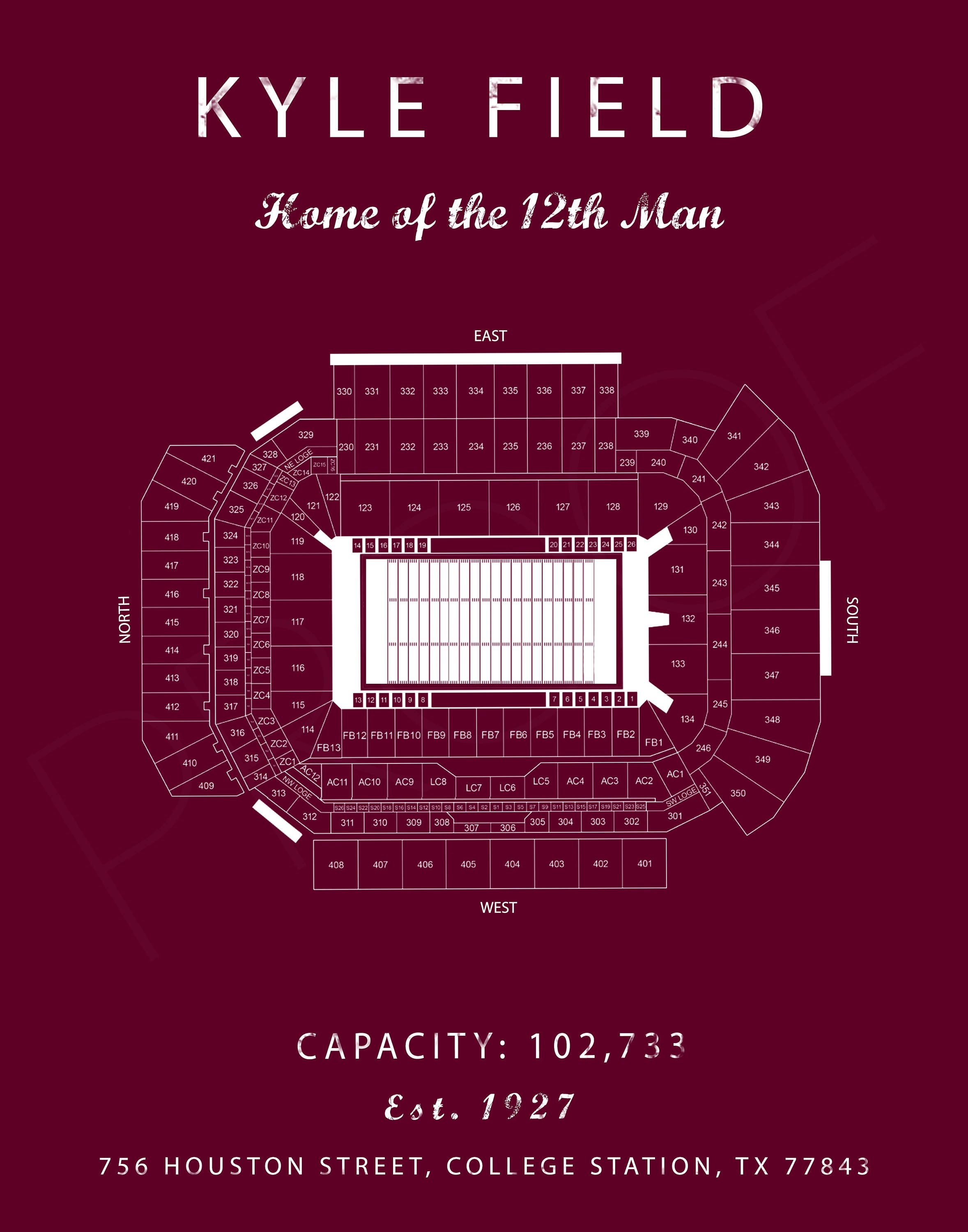 Kyle Field Seating Chart