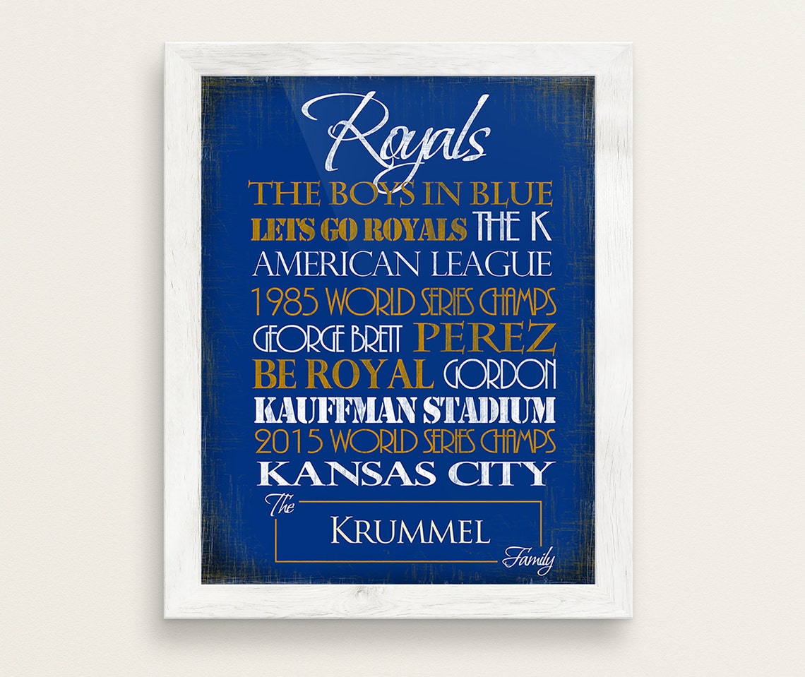 Kansas City Royals. Kansas City. Kansas City Art. Kc Royals. - Etsy