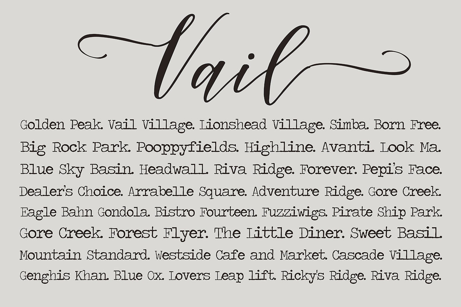 Vail Colorado Blue Sky Basin. Headwall. Riva Ridge. Forever. | Etsy