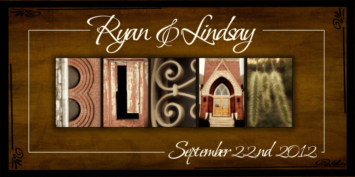 Personalized Alphabet Photography Letters. Alphabet Letter Photography ...