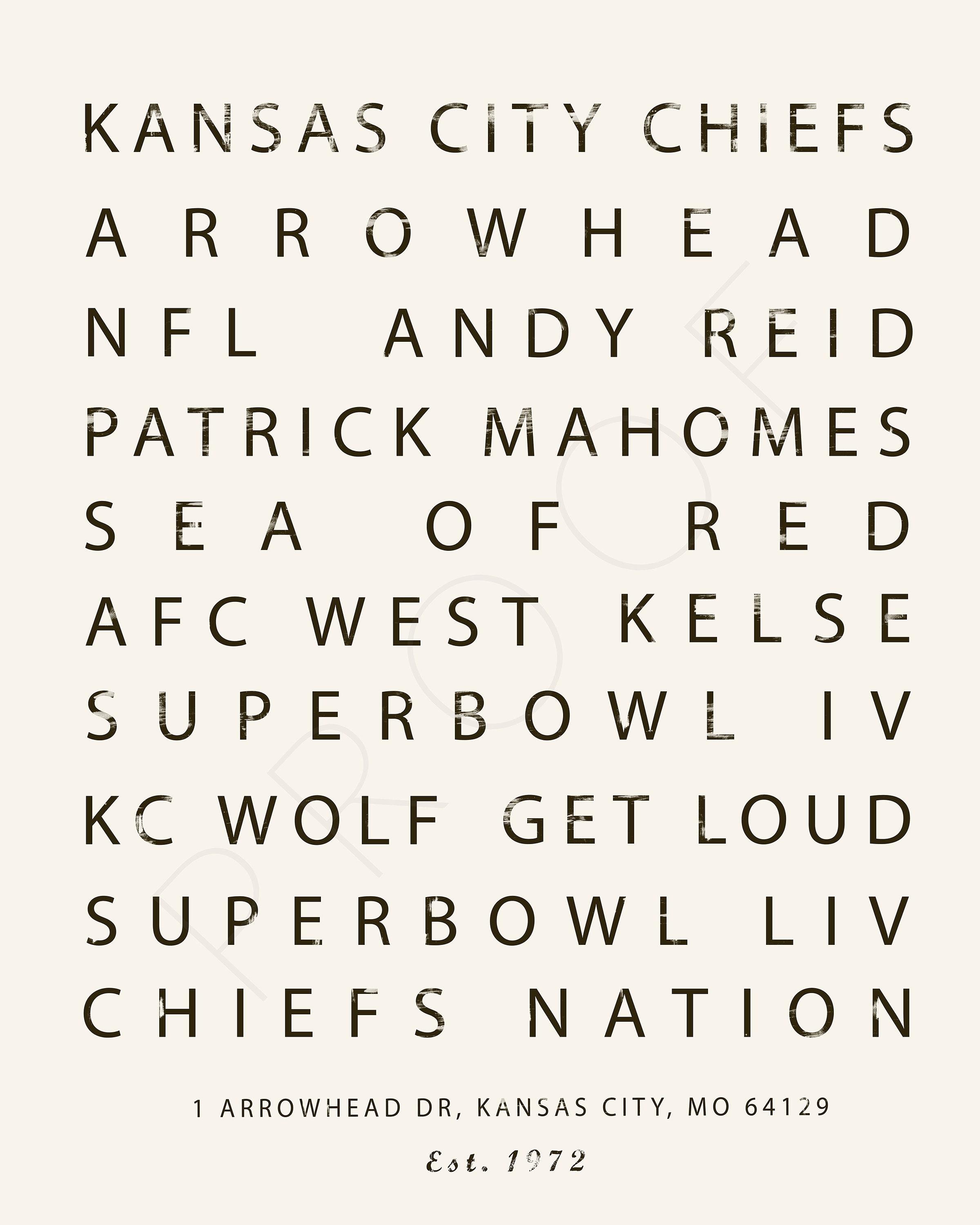 Kansas City Chiefs Set of Three Prints. Kc Chiefs. Gift for | Etsy