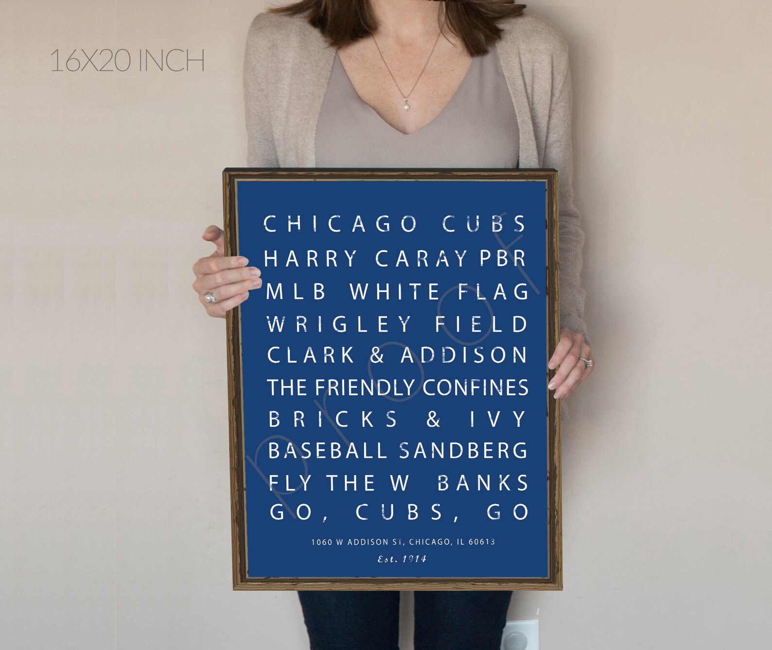 Chicago Cubs Office Decor, Boys Nursery Decor Baseball, Gift for Men ...