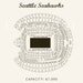 Lumen Field Seating Chart, Seattle Seahawks, Seattle Seahawks Poster ...