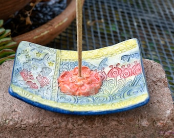 Handmade Ceramic Incense Holder - Etsy