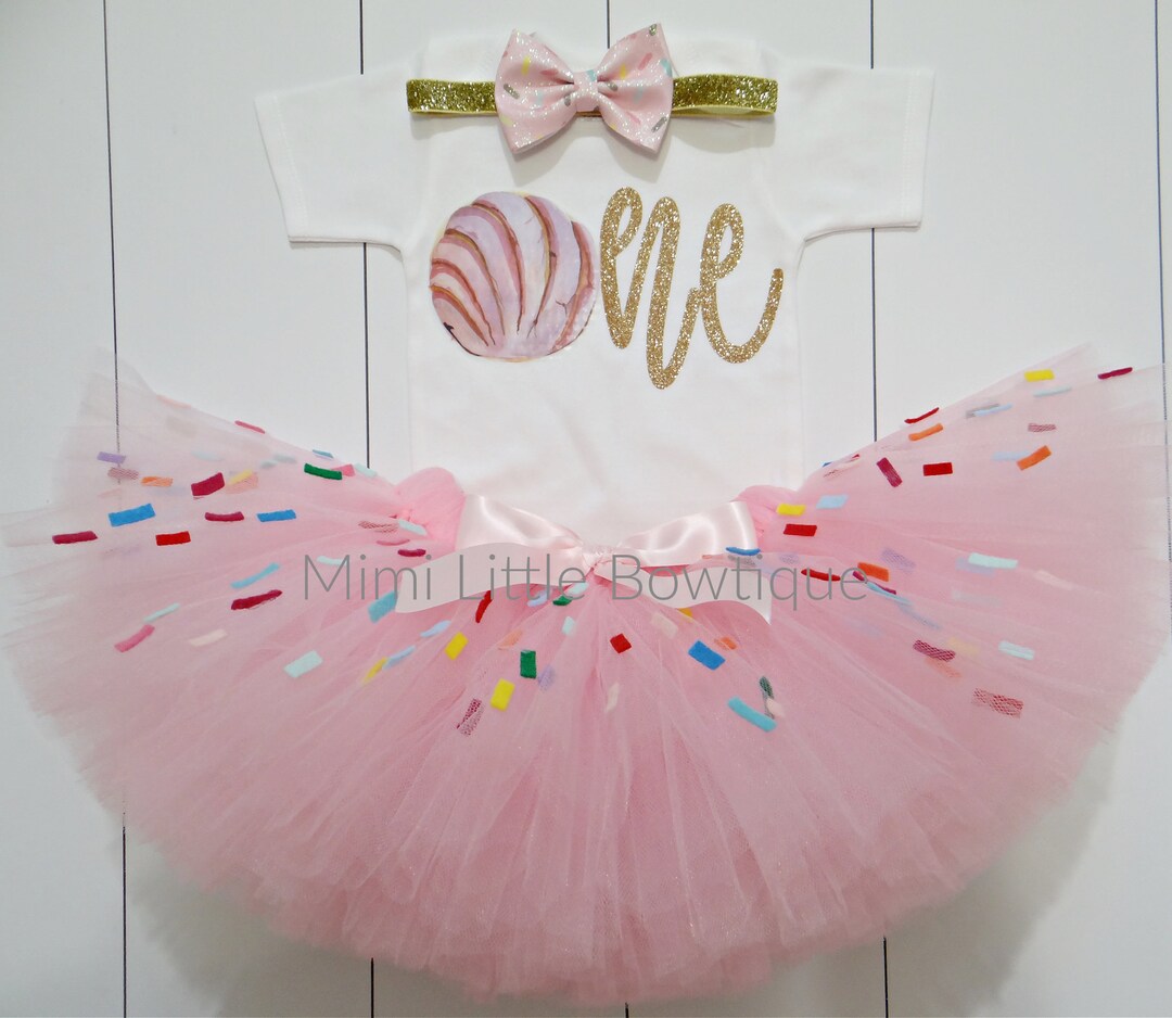 Girl First Birthday Outfit, Pan Dulce Themed First Birthday, Concha ...