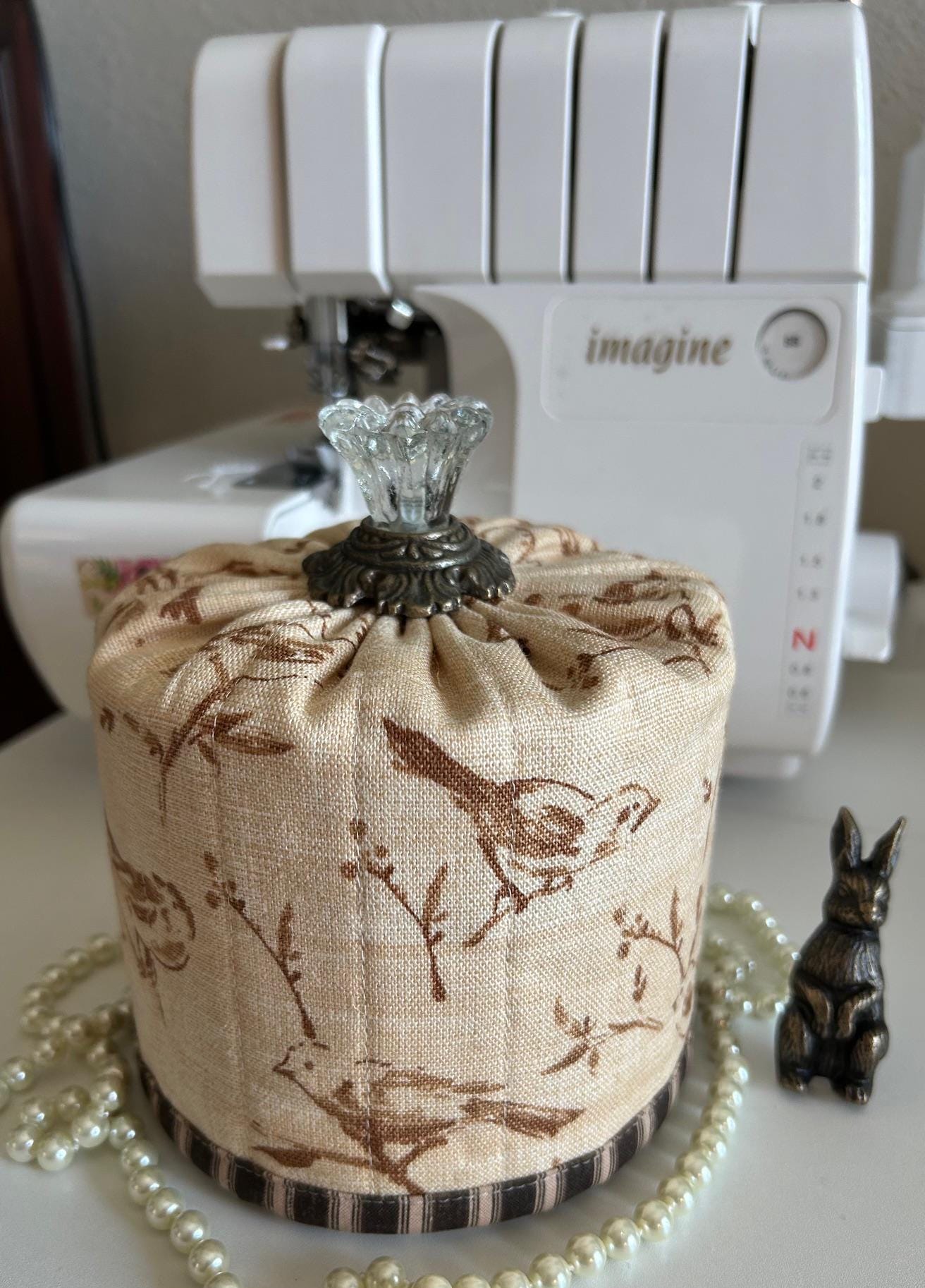 New!, Handmade Toilet Paper Cover With Vintage-style Knob, Unique SLIDE ...