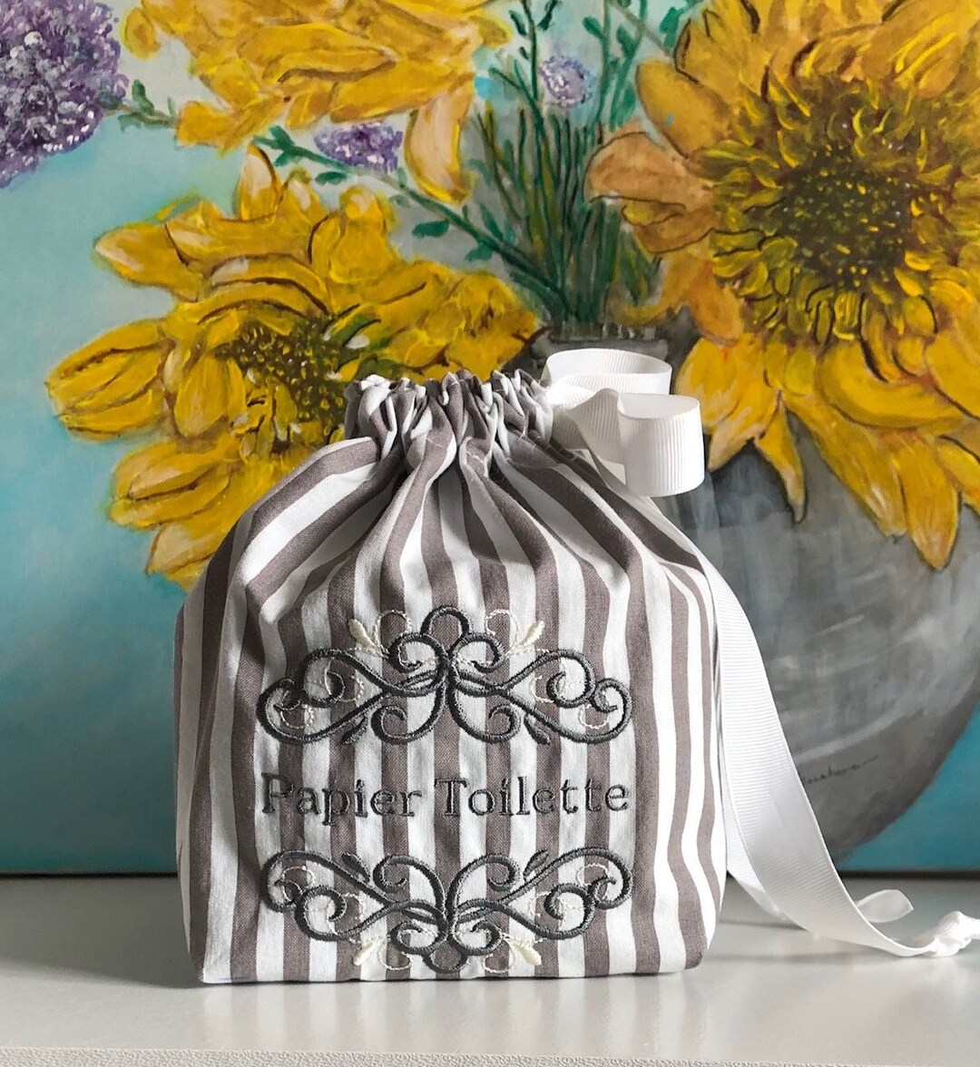 Toilet Paper Roll Bag, Toilet Paper Cover, "papier Toilette or English ...