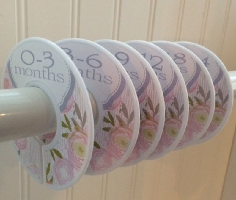Baby Closet Dividers Size Dividers Label Sizes Closet Organizers ...