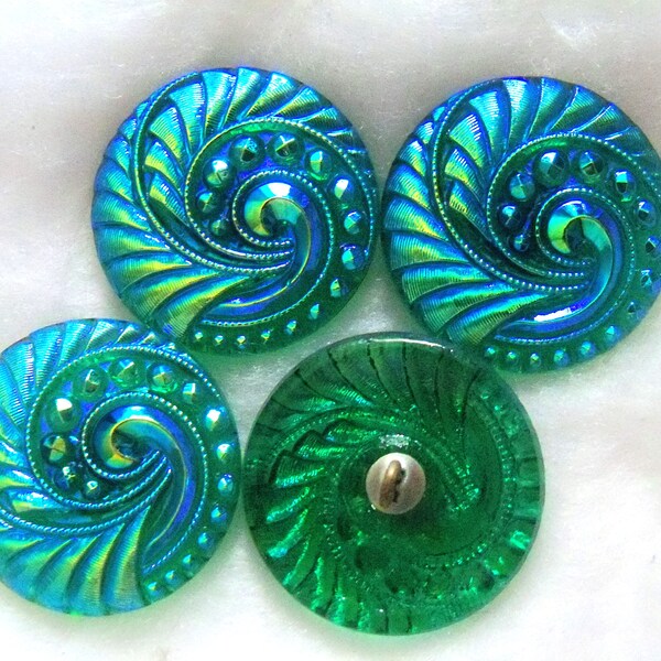 Glass Czech Buttons - Etsy