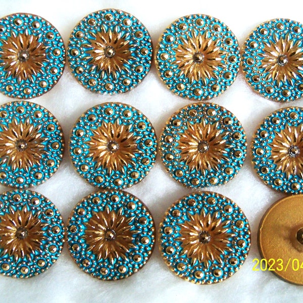 Czech Glass Buttons - Etsy
