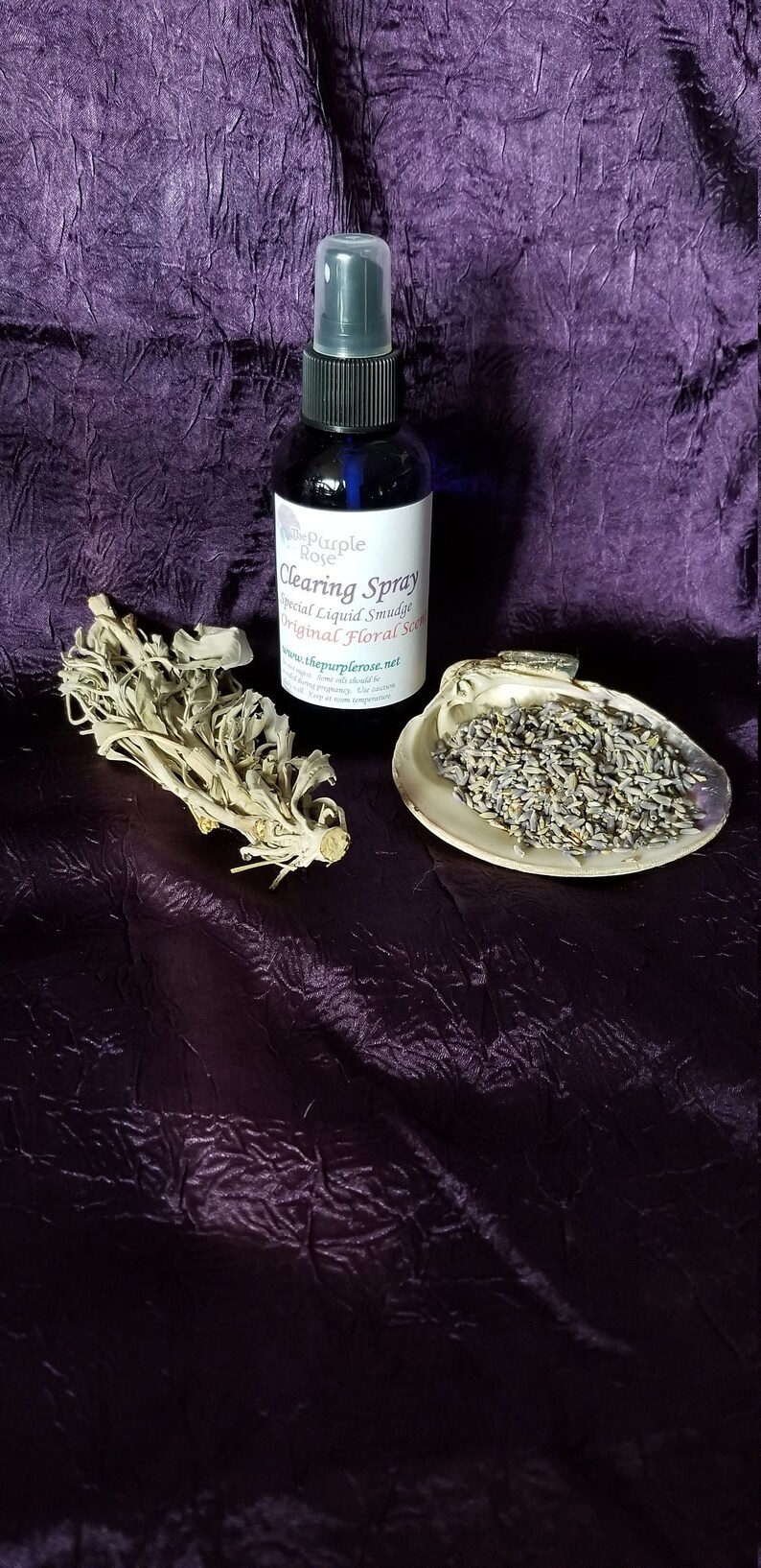 Natural Liquid Sage Smudge Clearing Spray Original Floral Scent - Etsy
