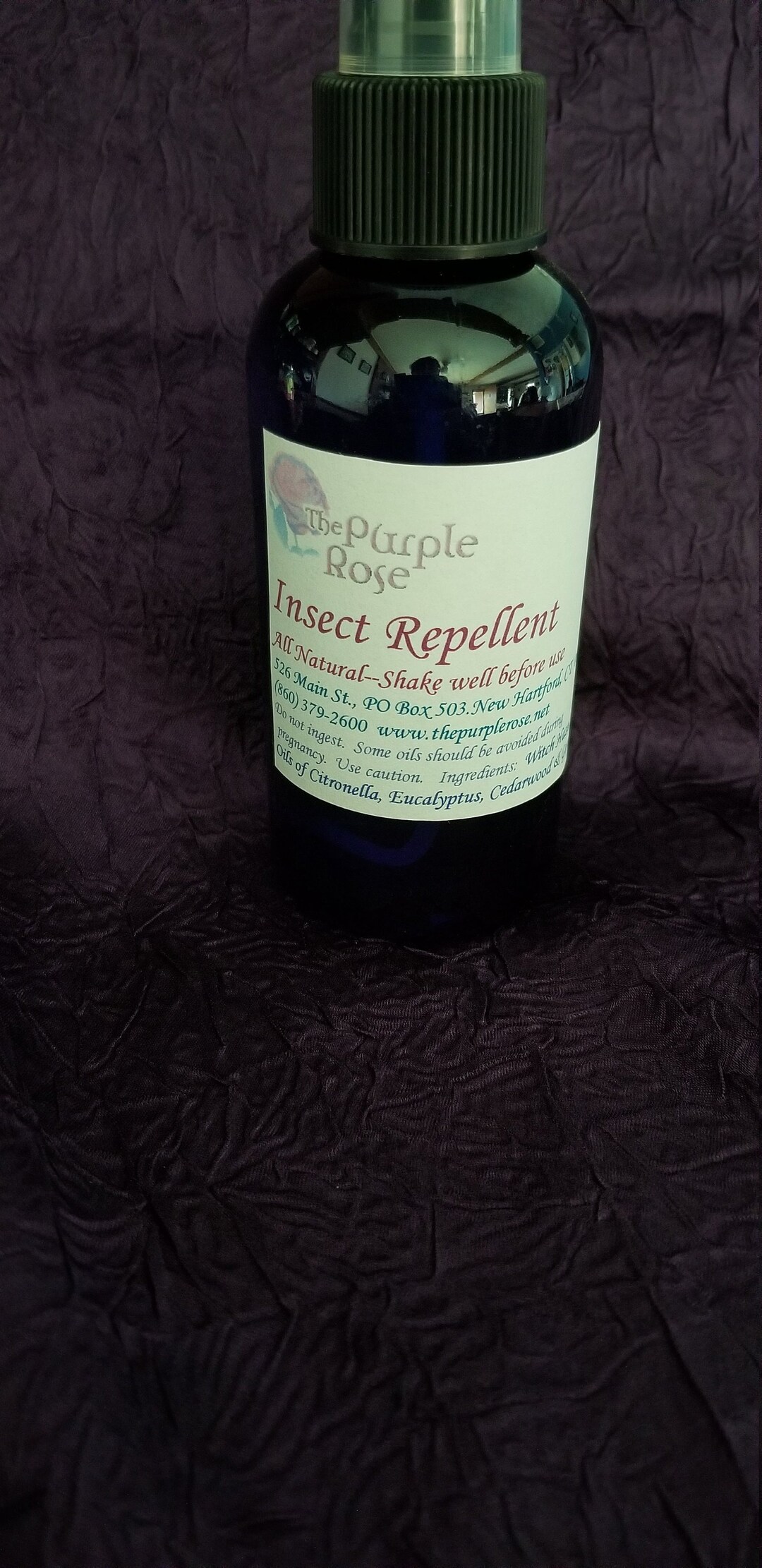 Purple Rose Insect Repellent All-natural Aromatherapy Spray - Etsy