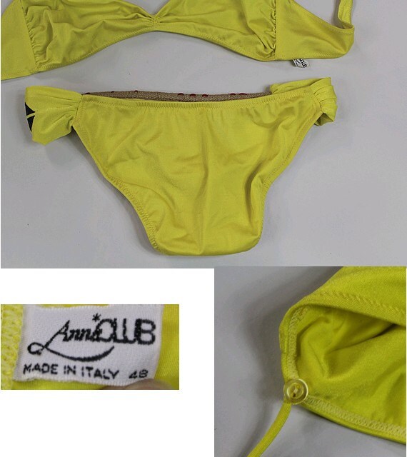 1990s La Perla absinthe yellow bathing suit , La per… - Gem