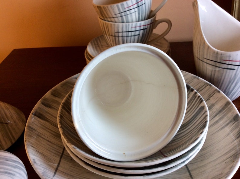 Mid Century Dinnerware. Hiawatha by Stetson Pieces. Serving Dishes and ...