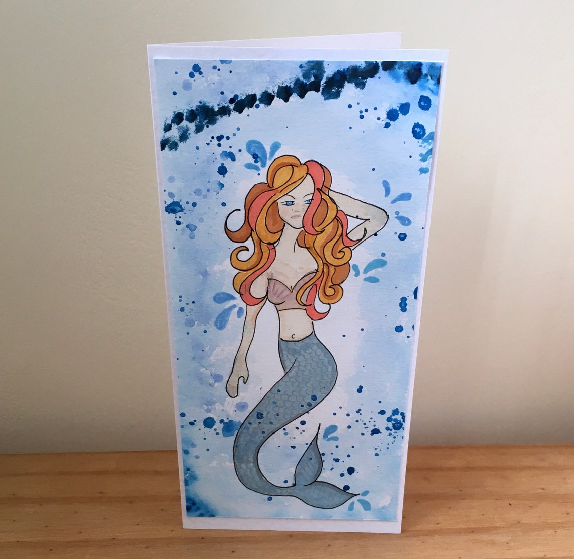 Mermaid Card for Any Occasion | Etsy