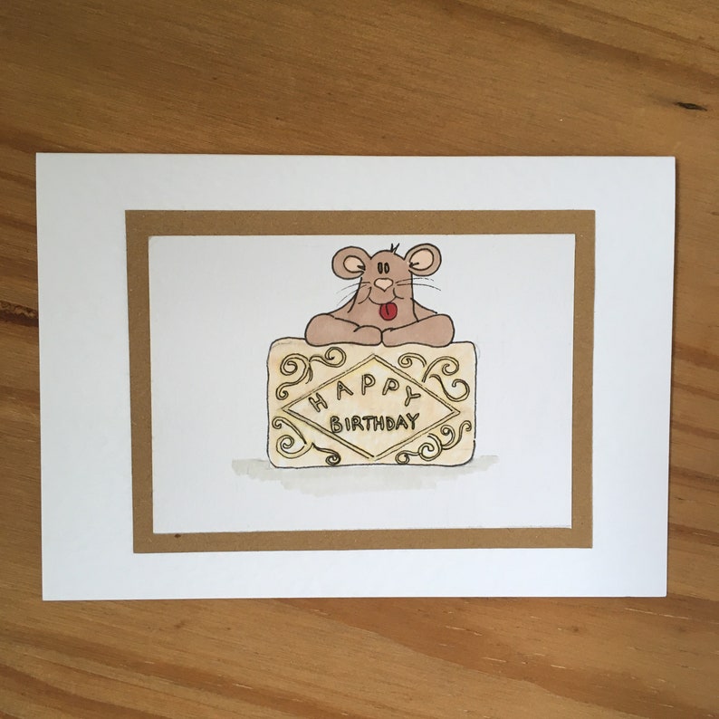 Custard Creams Birthday Card - Etsy