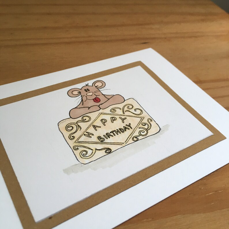 Custard Creams Birthday Card - Etsy