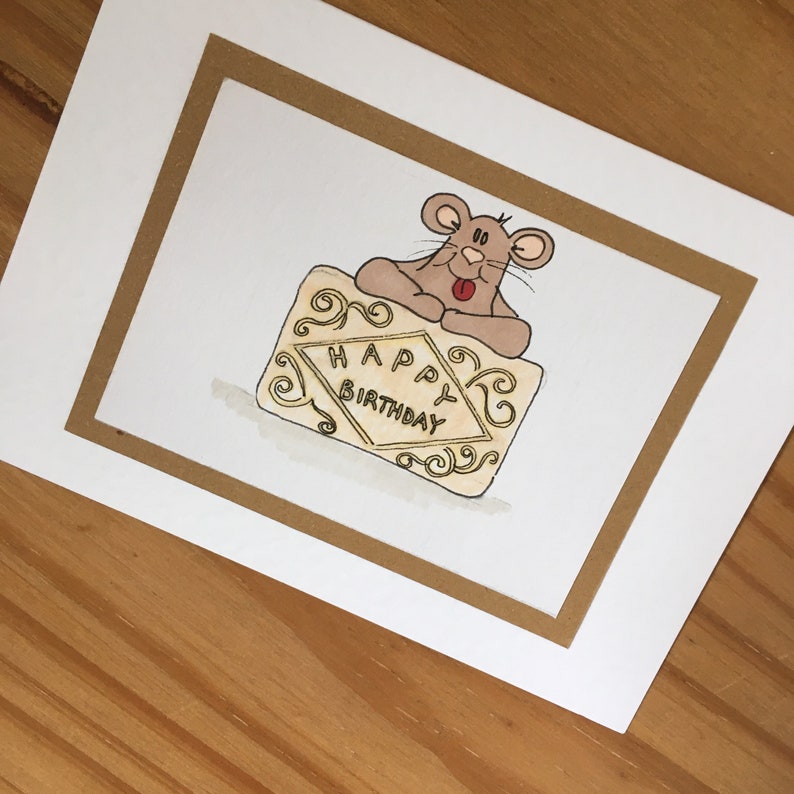 Custard Creams Birthday Card - Etsy