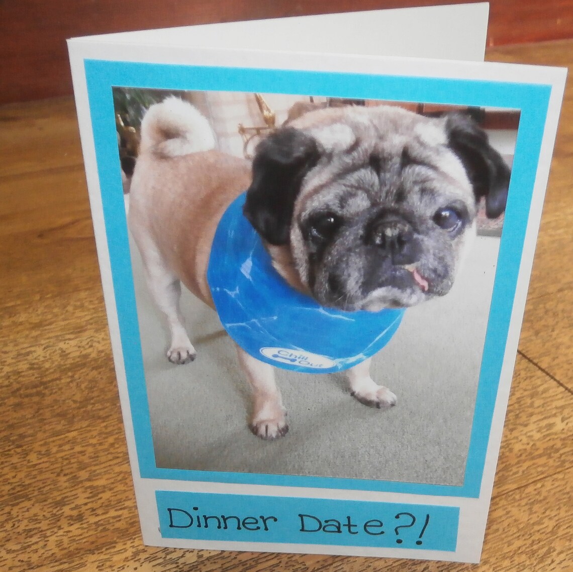 Pug Card. - Etsy UK