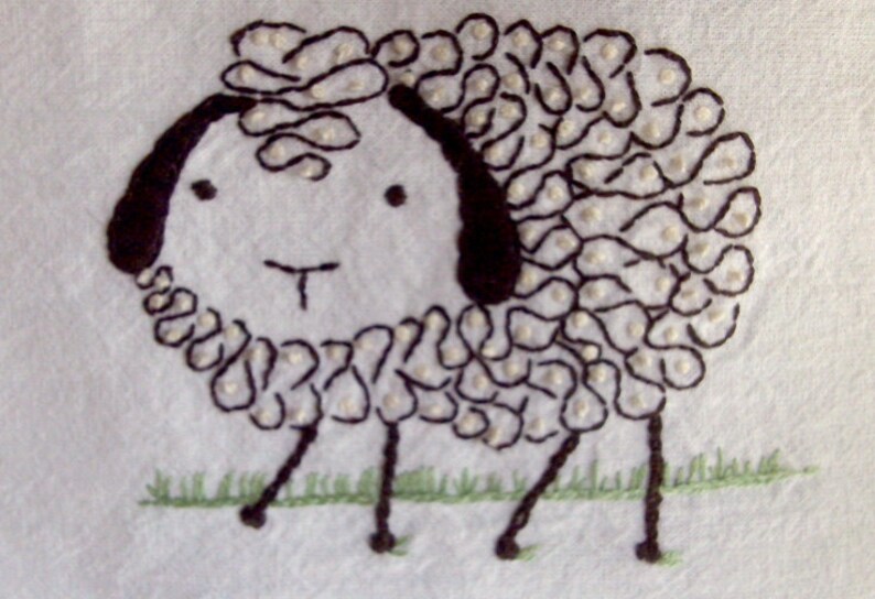 SHEEPLE - Hand Embroidery Pattern PDF - Etsy