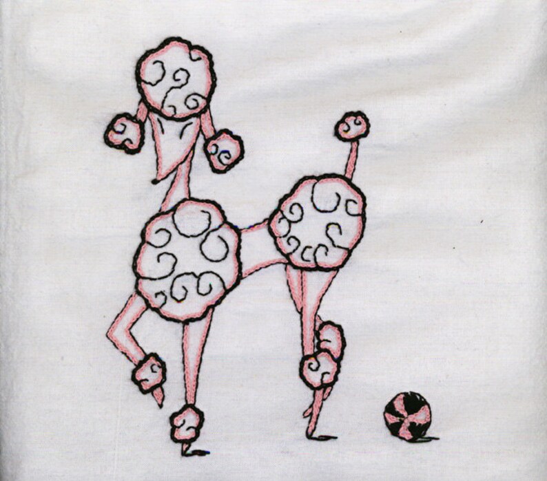 POODLE - Hand Embroidery Pattern PDF - Etsy
