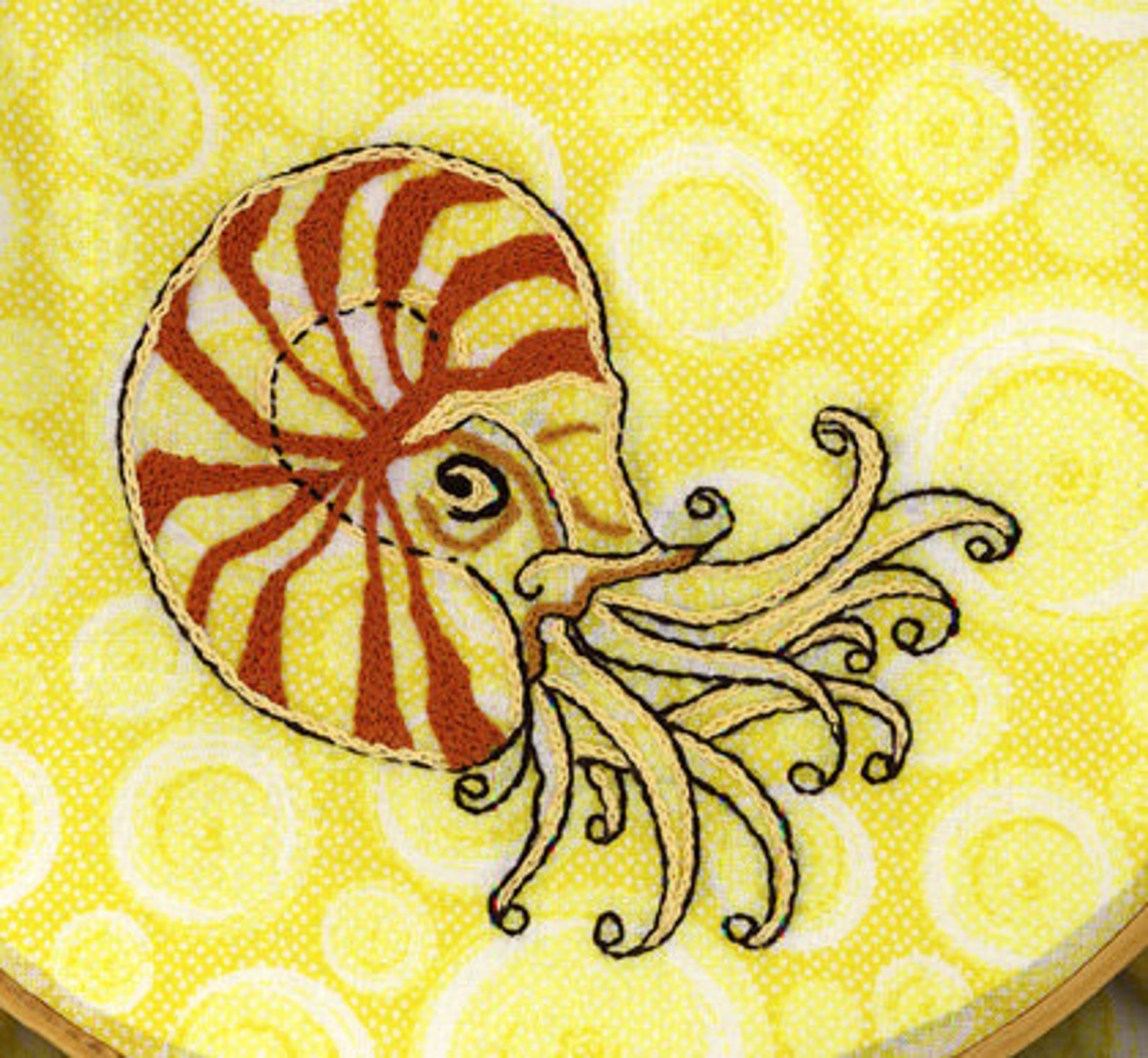NAUTILUS - Hand Embroidery Pattern PDF - Etsy