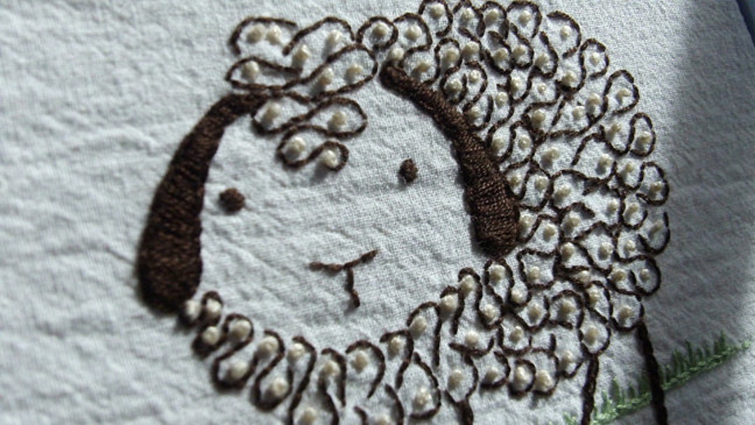 SHEEPLE Hand Embroidery Pattern PDF - Etsy