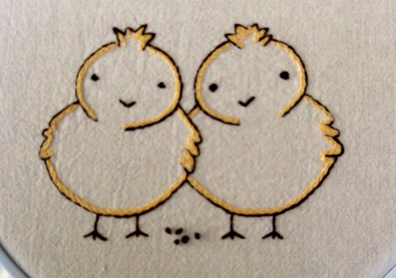 Chick a Dee Do Daw Day Hand Embroidery Pattern PDF - Etsy