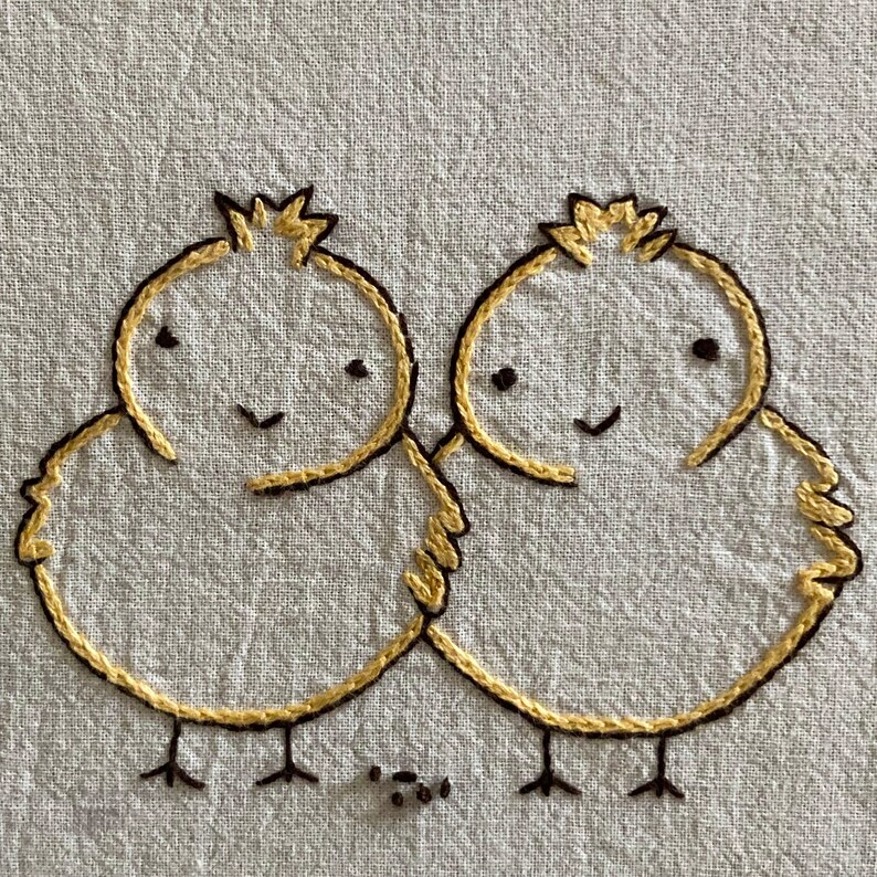 Chick a Dee Do Daw Day - Hand Embroidery Pattern PDF - Etsy