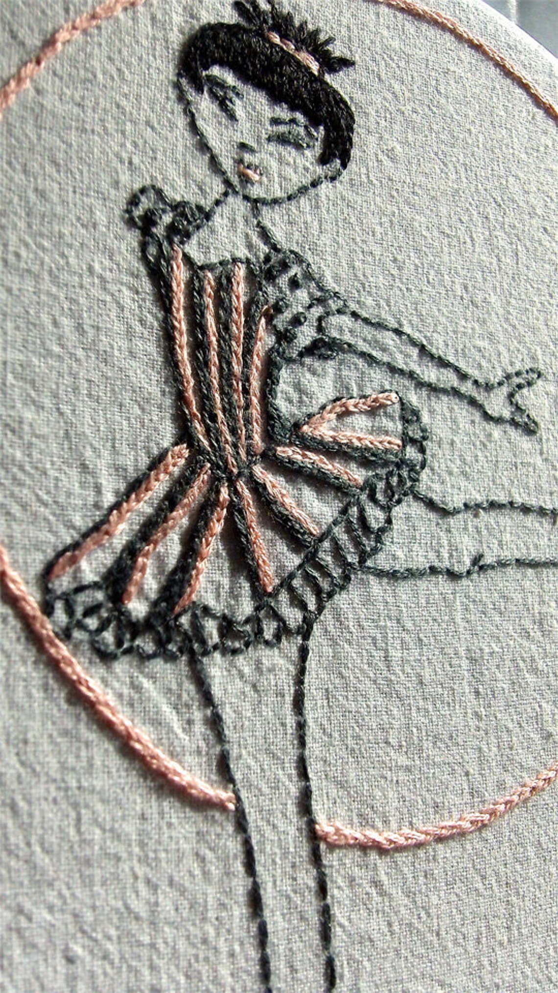 BALLET Hand Embroidery Pattern PDF | Etsy