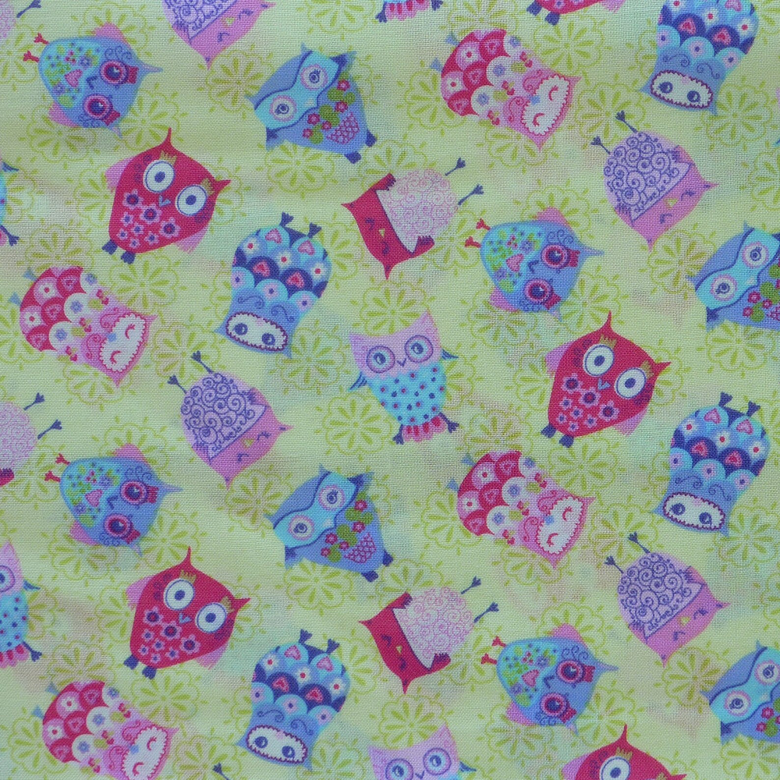 Owls Scatter by the Hensley Studio for Makower UK 971 Cotton - Etsy