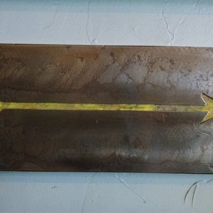 Arrow - Metal Art - Reclaimed Wood and Aged Steel - 7.25x19.25 - by ...