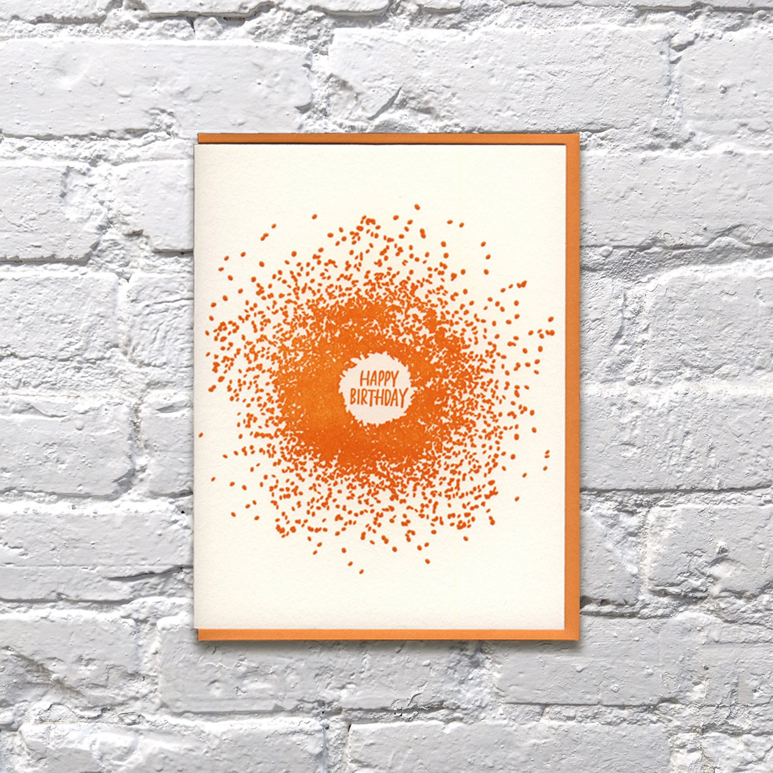 Happy Birthday Explosion Letterpress Card - Etsy